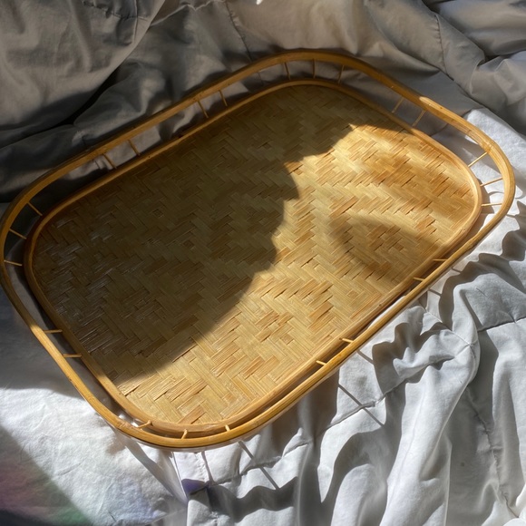 Vintage | Accents | Vintage Bamboo Trays | Poshmark